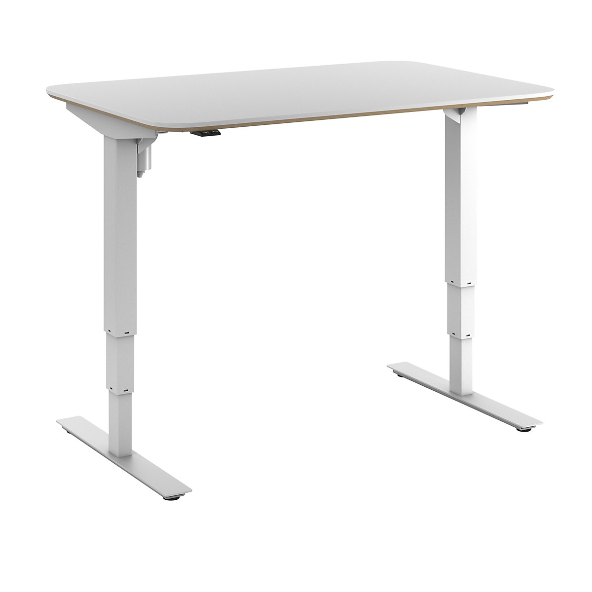 Atlanta Trend desk, electrically height adjustable: straight, rounded ...