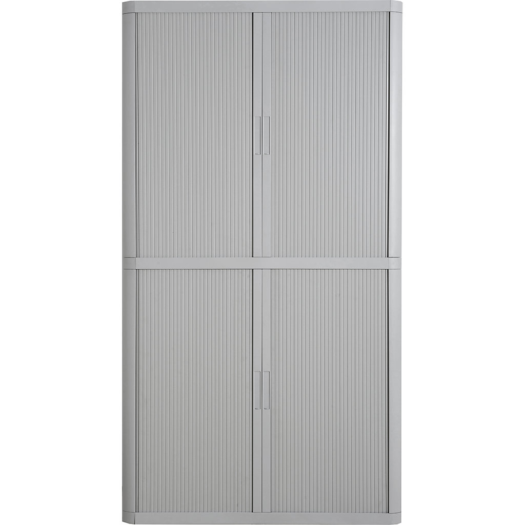 easyOffice® roller shutter cupboard – Paperflow: 4 shelves, height 2040 ...