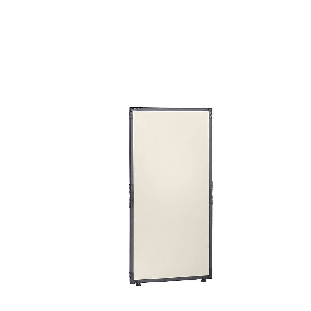 Partition: plastic, slate grey frame | KAISER+KRAFT