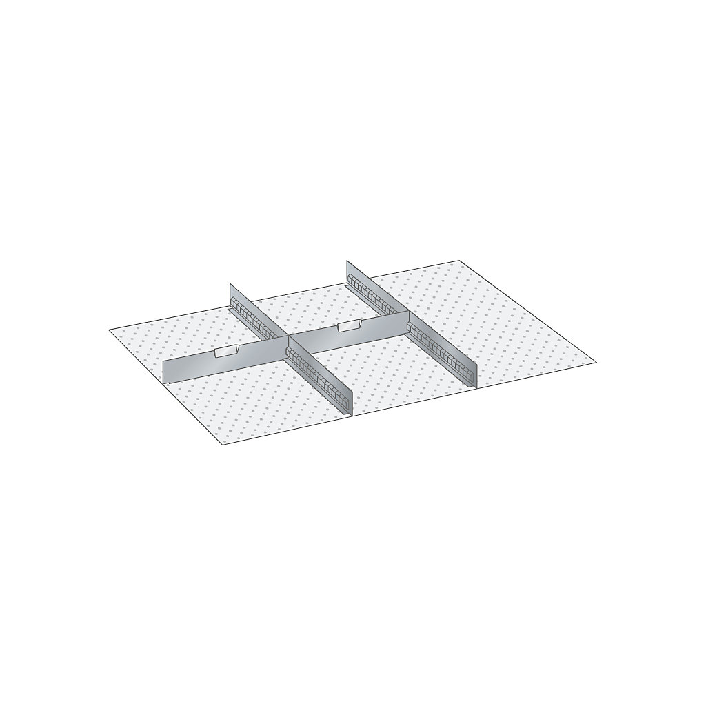 LISTA – Drawer divider set: 2 slotted dividers, 2 partitions | KAISER ...