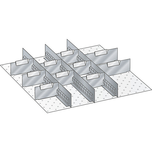LISTA – Drawer division: dividers, zinc plated | KAISER+KRAFT