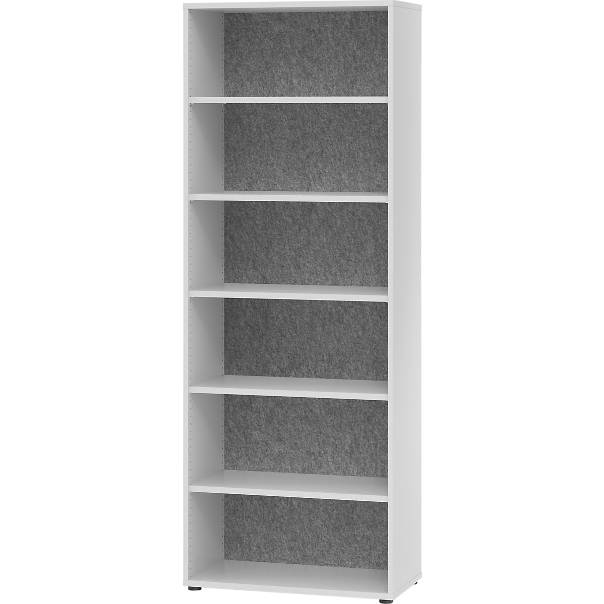 Shelf unit with acoustic rear panel ANNY-AC: HxWxD 2156 x 800 x 400 mm ...