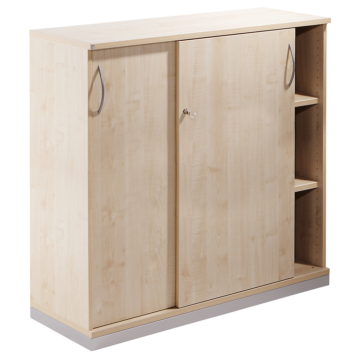 THEA Sliding door cupboard: 2 shelves, 3 file heights | KAISER+KRAFT
