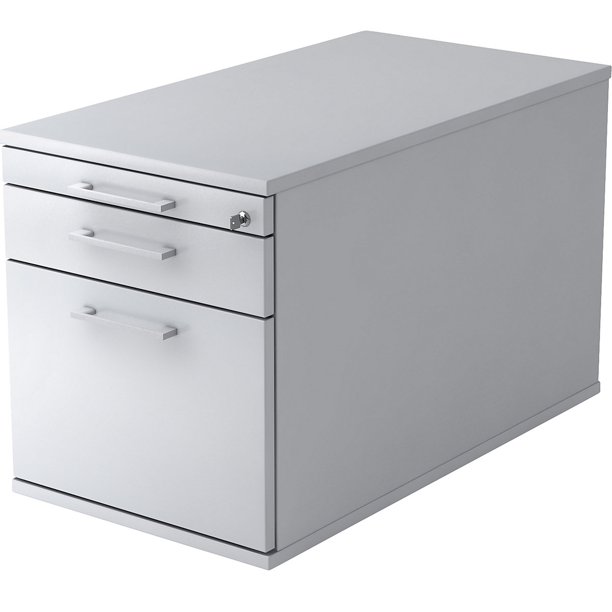 Mobile pedestal – eurokraft pro: 1 utensil drawer, 1 drawer, 1 file ...