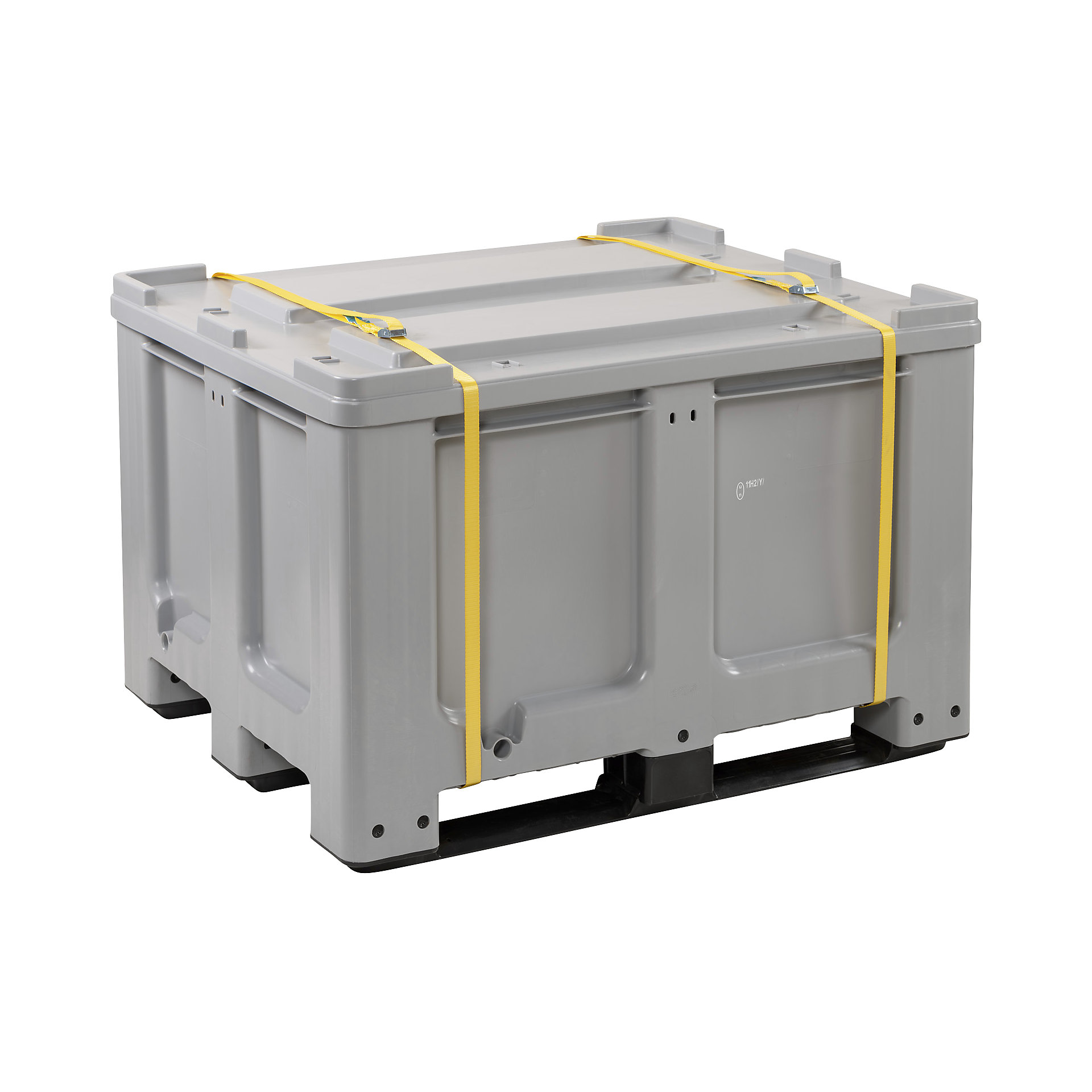 Accu PE-opslag- en transportbak – CEMO: model L, vulgewicht 400 kg ...