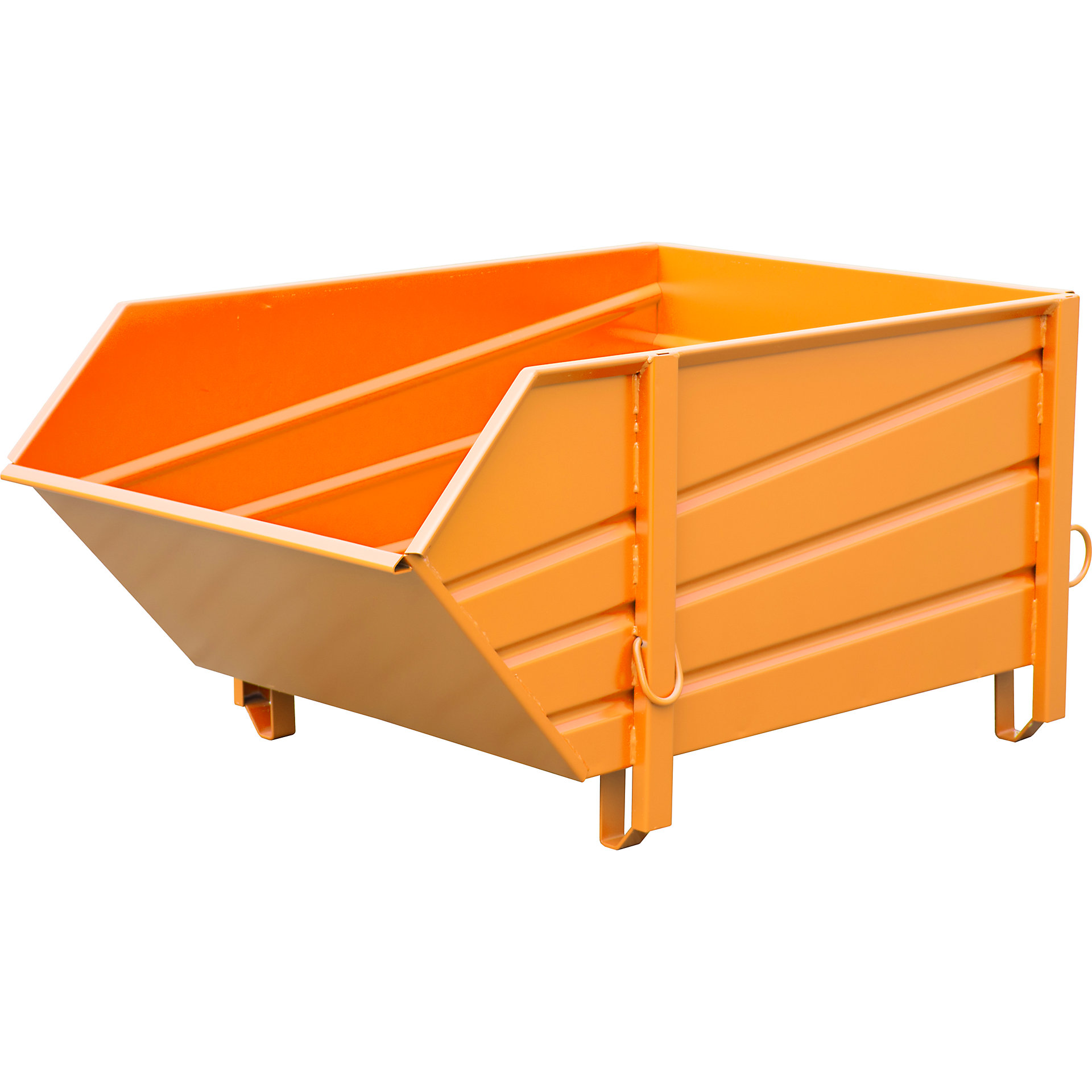 Plaatstalen bak – eurokraft pro: inhoud 1 m³, zonder uitklapbare ...