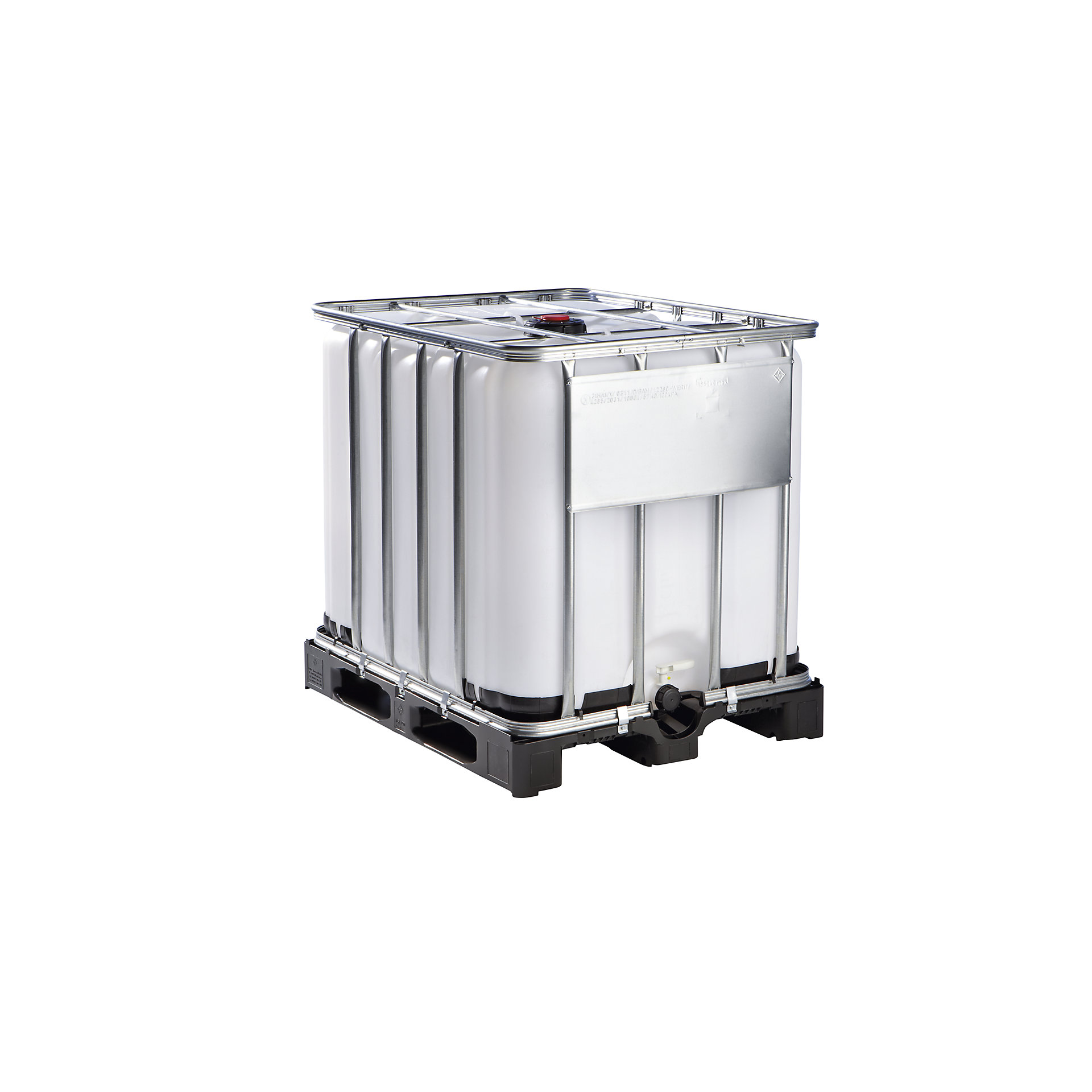 EUROKRAFTbasic – Stalen opvangbak voor tankcontainers IBC/KTC: voor 2 ...