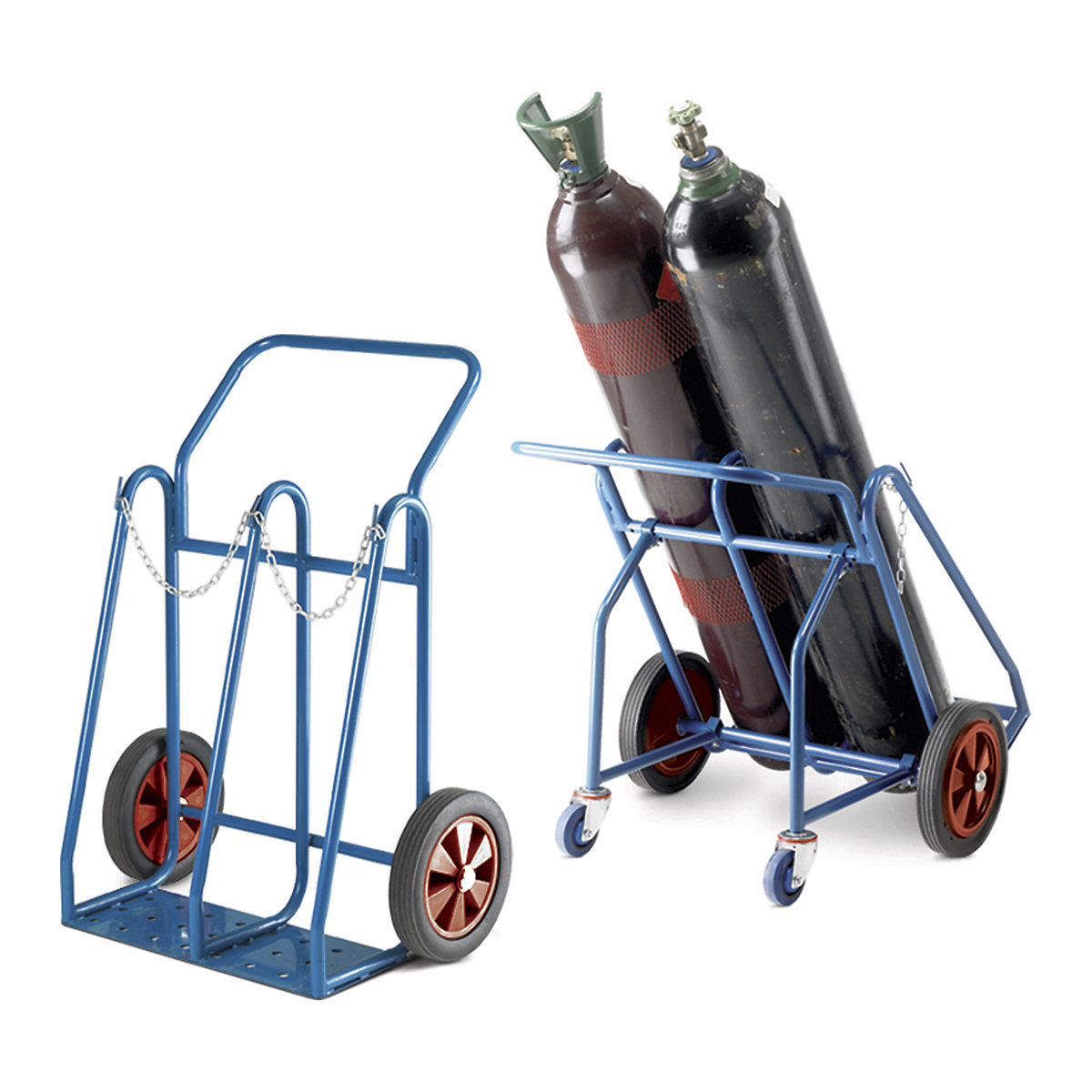 Oxygen Acetylene Cylinder Trolley | 1050h x 760w x 520d mm | Max ...