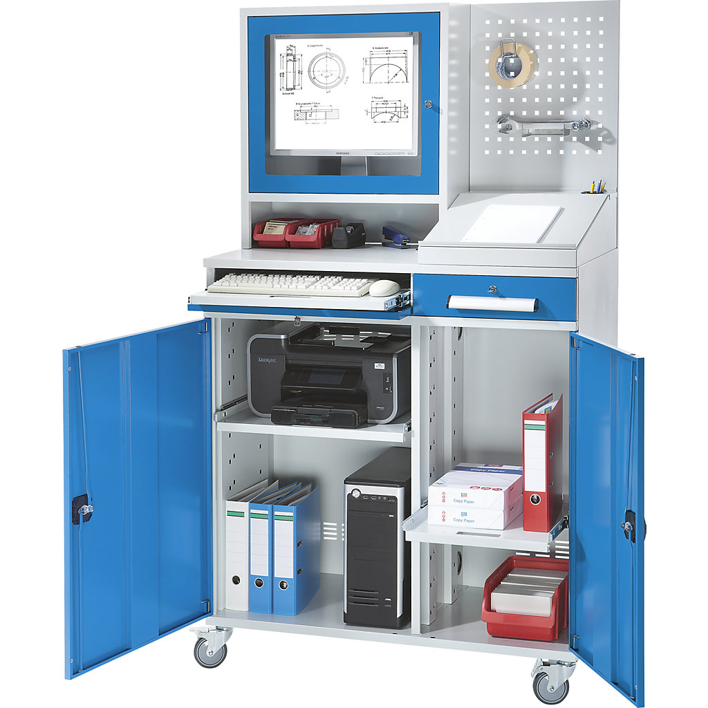 PC-Schränke & Computerwagen für die Industrie | kaiserkraft