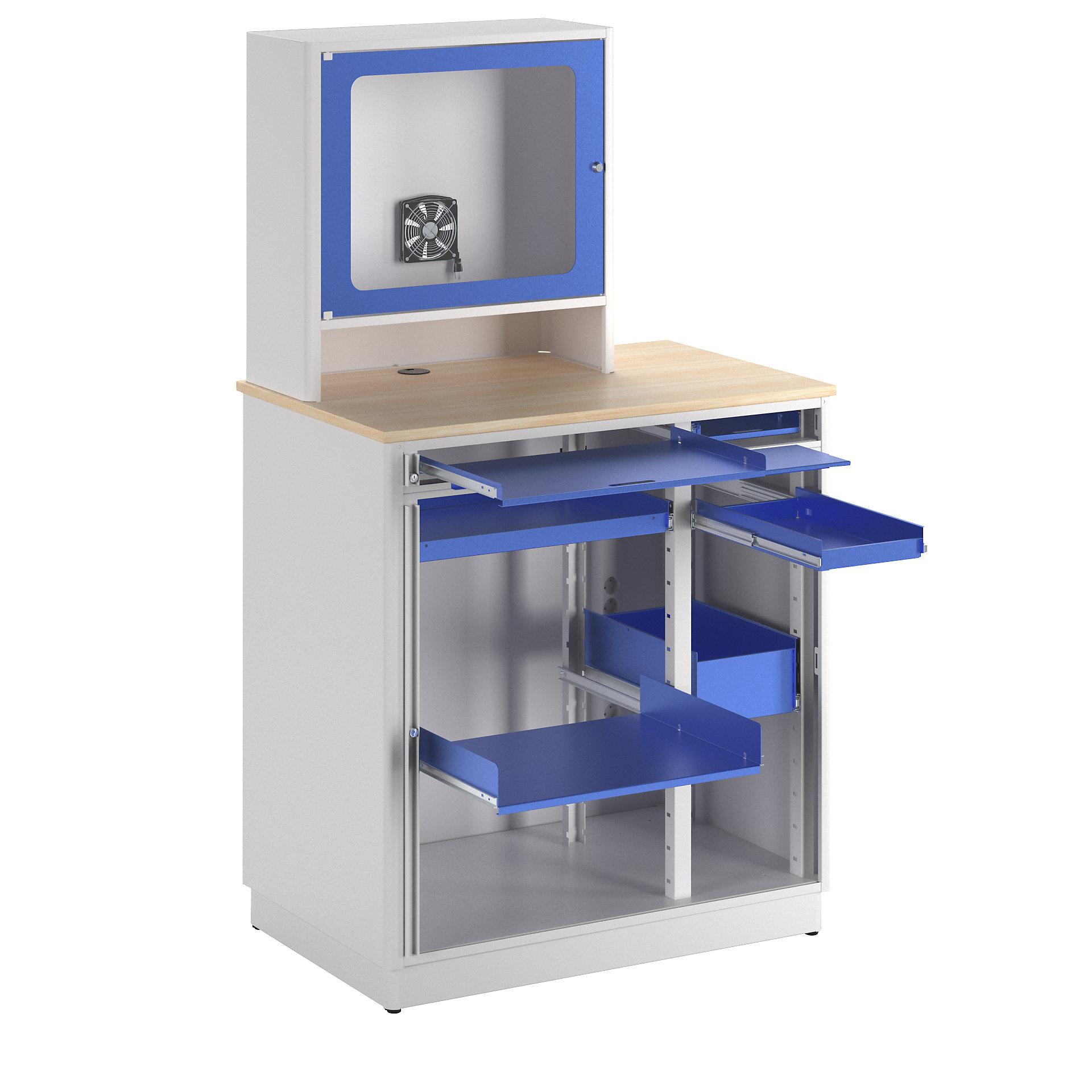 PC-Schränke & Computerwagen für die Industrie | kaiserkraft