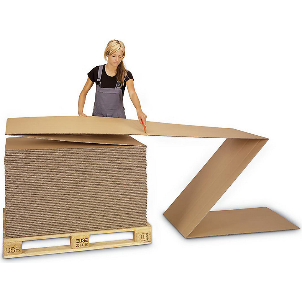 Fan Folded Corrugated Cardboard | BiGDUG