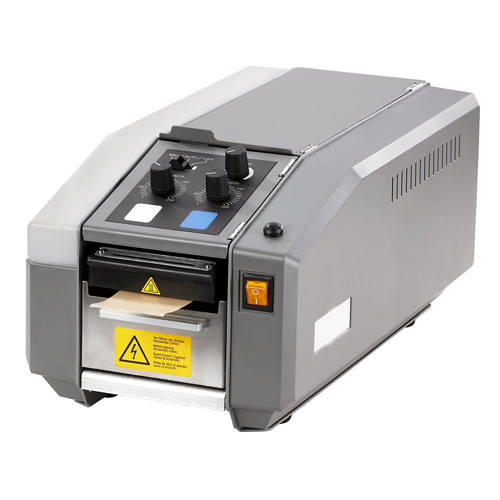 Semi-automatic adhesive tape dispenser: for up to 25 mm tape width ...