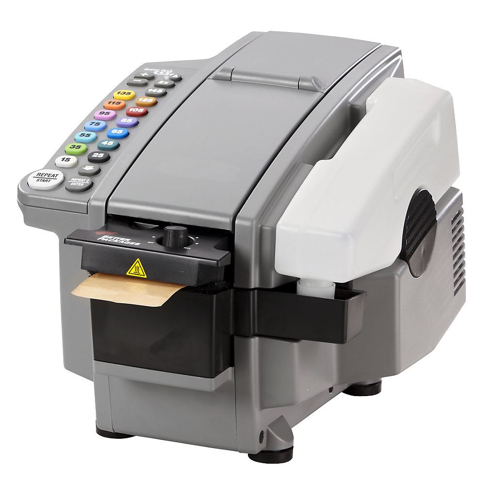 Semi-automatic adhesive tape dispenser: for up to 25 mm tape width ...