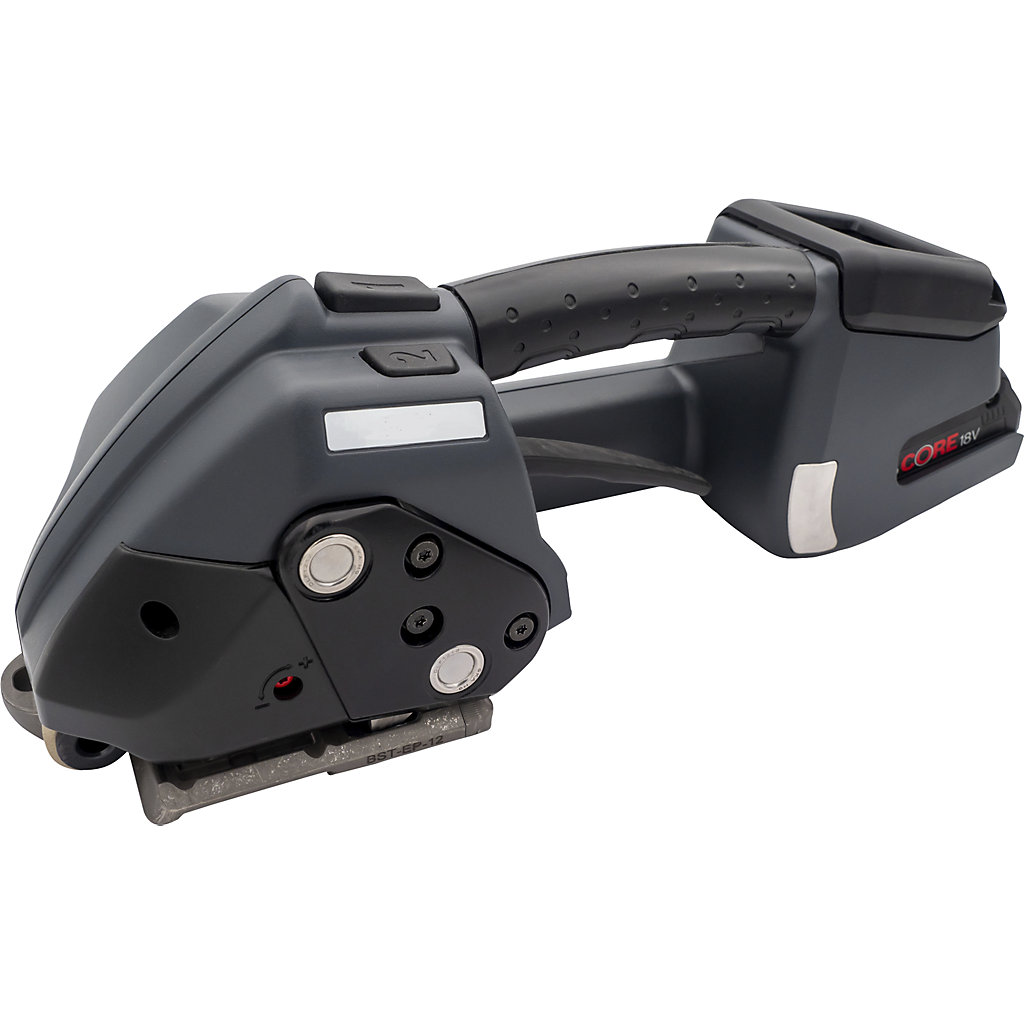 Rechargeable hand strapping tool for steel strapping – ratioform: fully ...