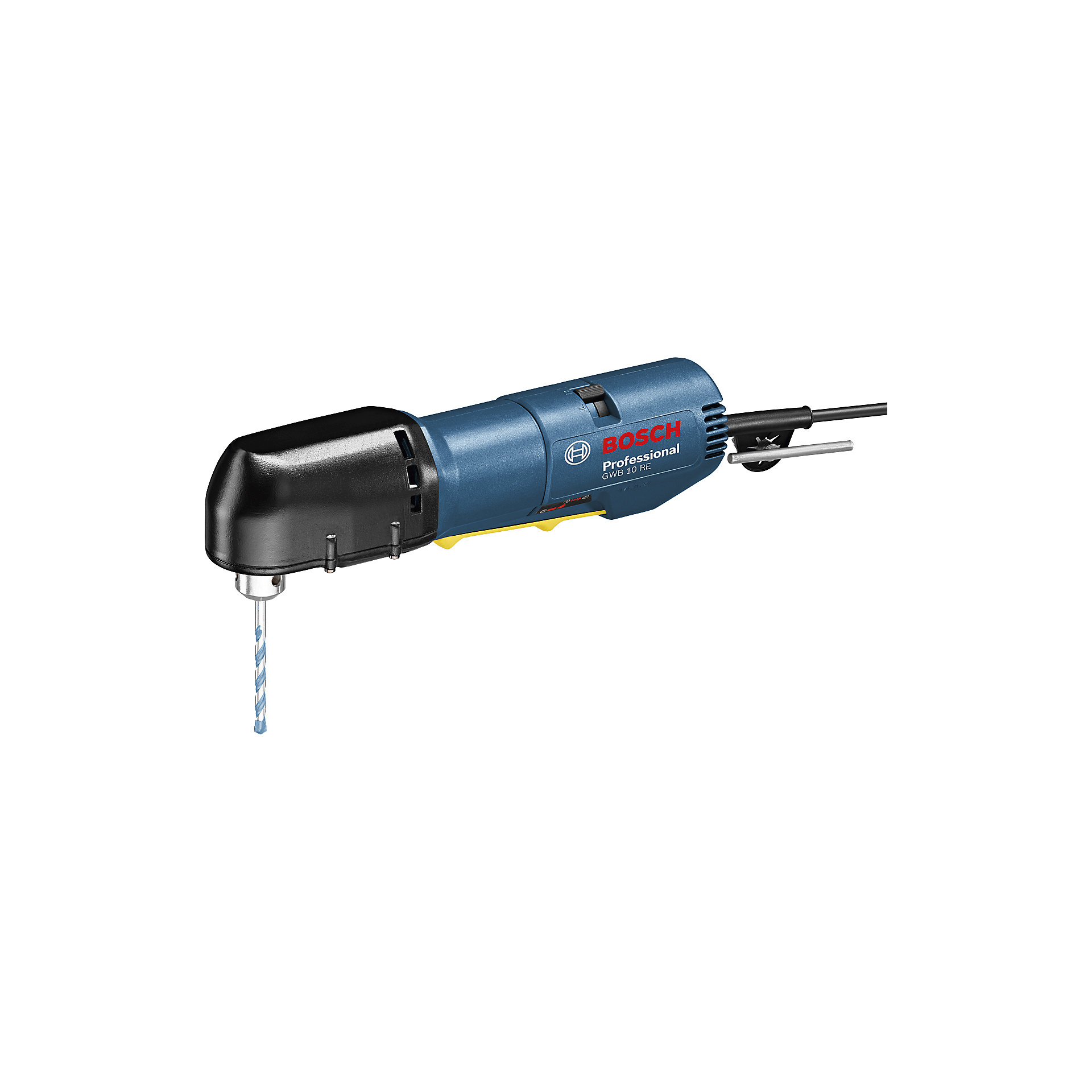 GWB 10 RE Professional angle drill – Bosch: with a key-type drill chuck ...