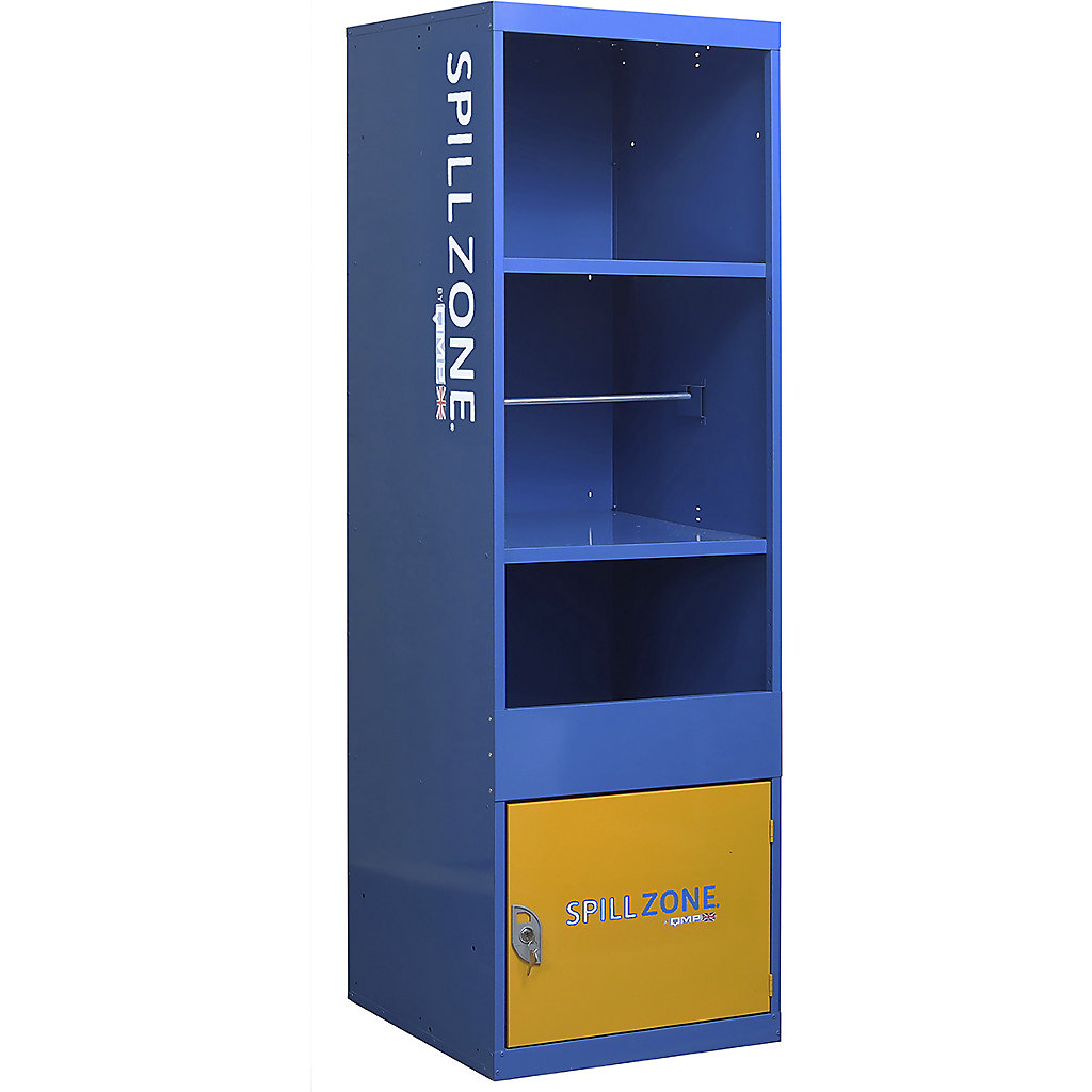 SpillZone Spill Station 2 | 3 Shelf Lockable | Cam Lock
