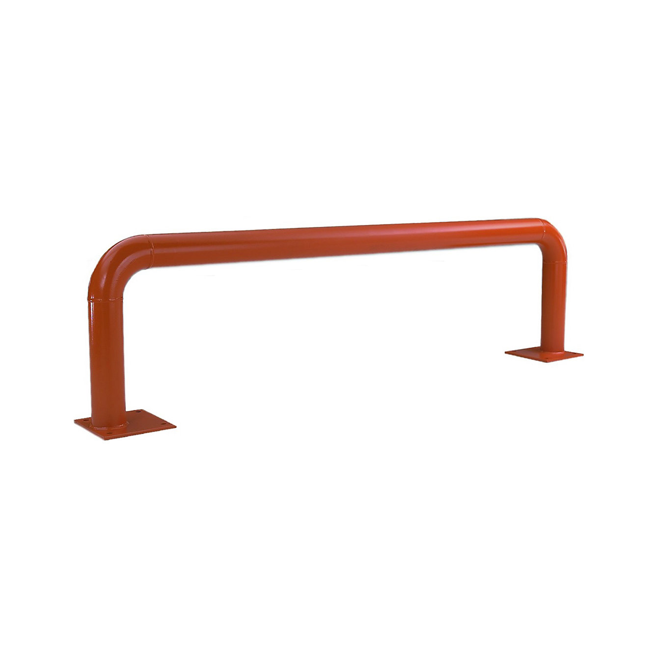 Heavy Duty Rack End Protector | 500h x 2000w mm | Orange | BiGDUG