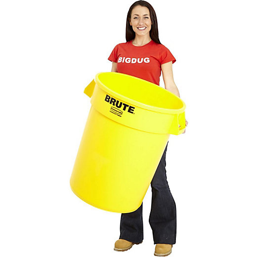 Rubbermaid 121 Litre BRUTE Round Container Bins | Facilities Management ...