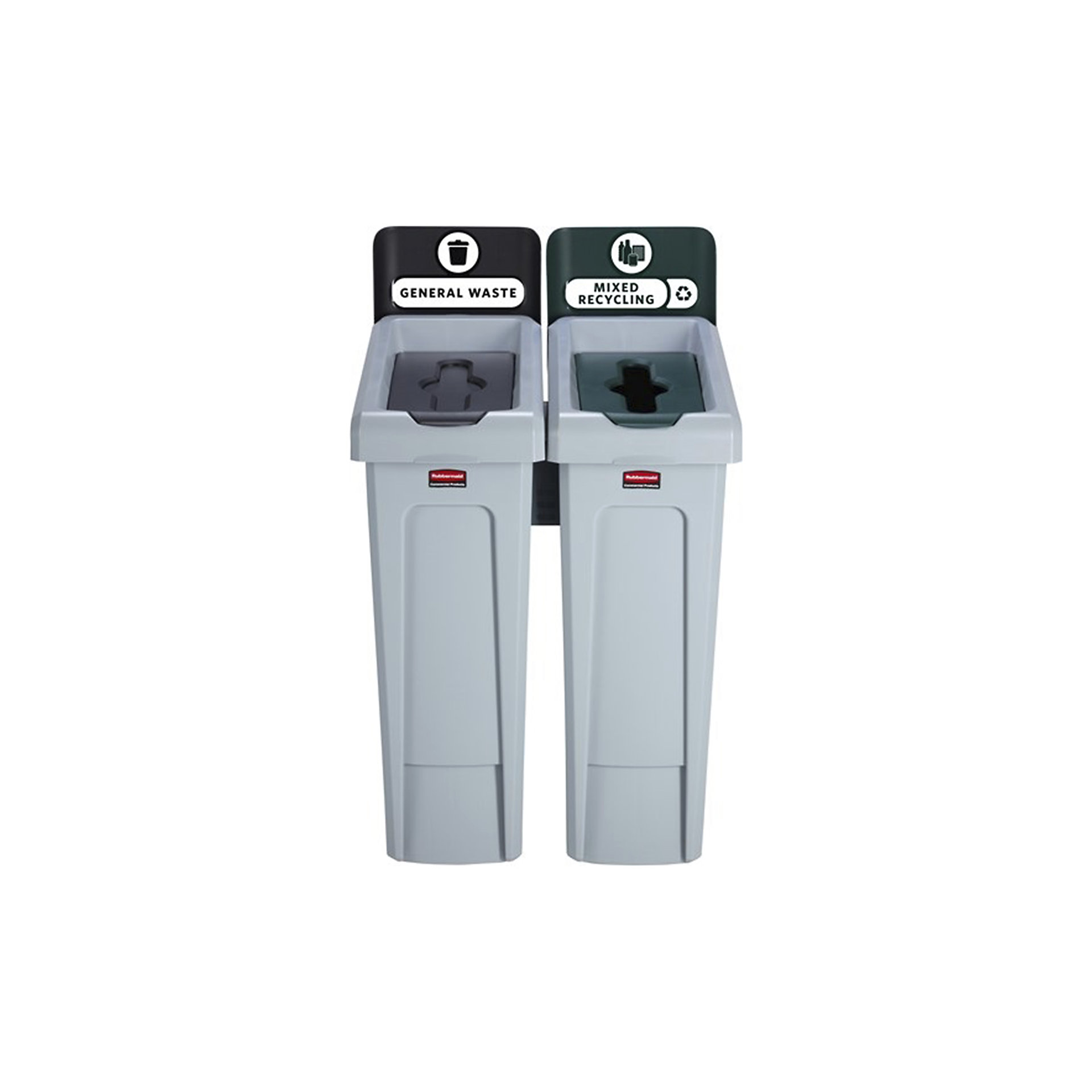 Rubbermaid Slim Jim Recycling Stations | BiGDUG