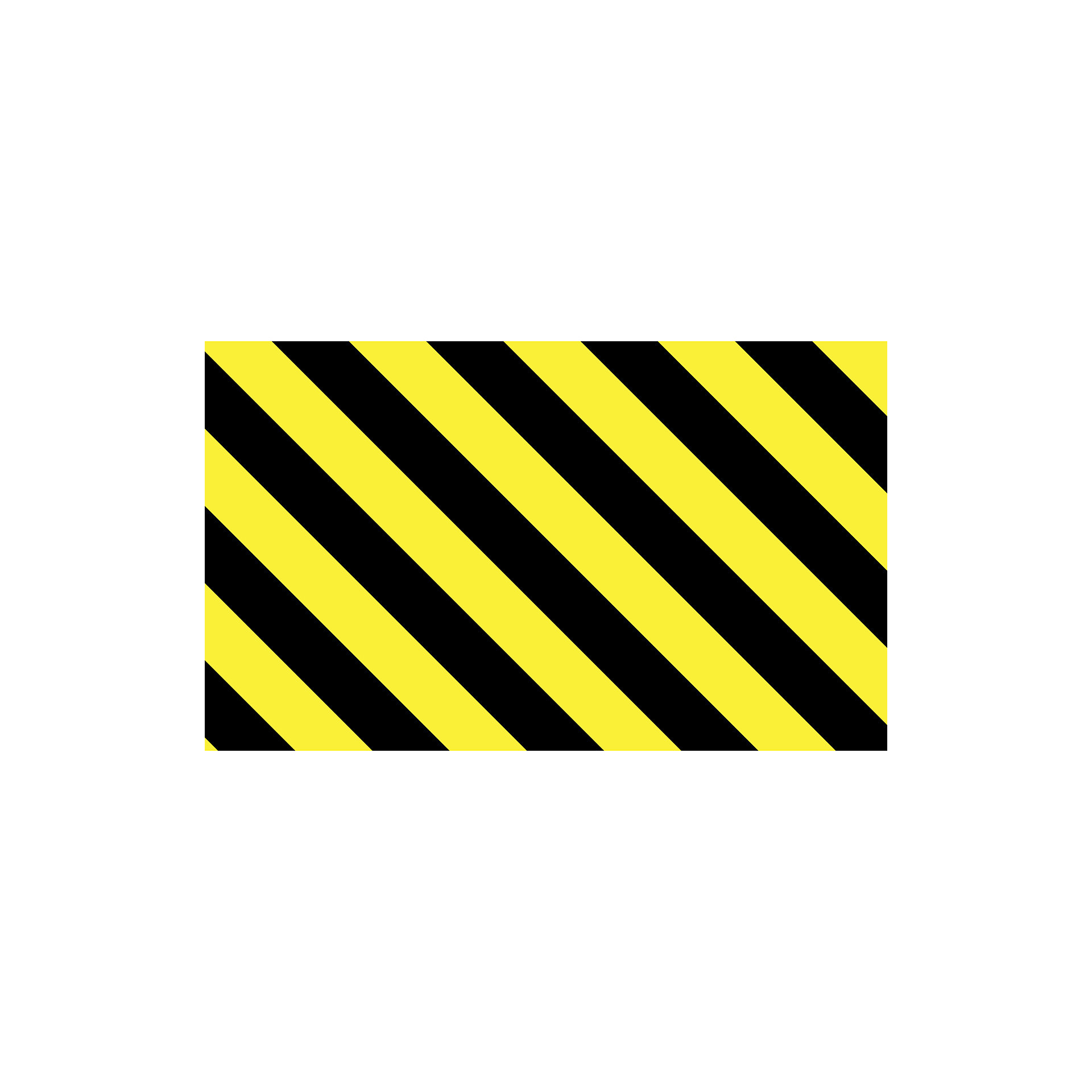 Hazard Warning Stripes Floor Sign | Workplace Products & Equipment | BiGDUG