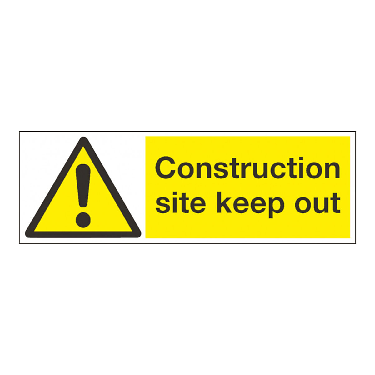 Hazard and Warning Construction Site Keep Out Safety Signs | Facilities ...