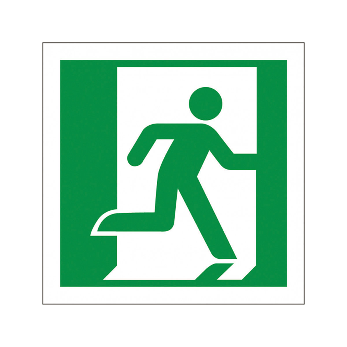 Running Man Symbol (running Right) Safety Signs | Facilities Management ...