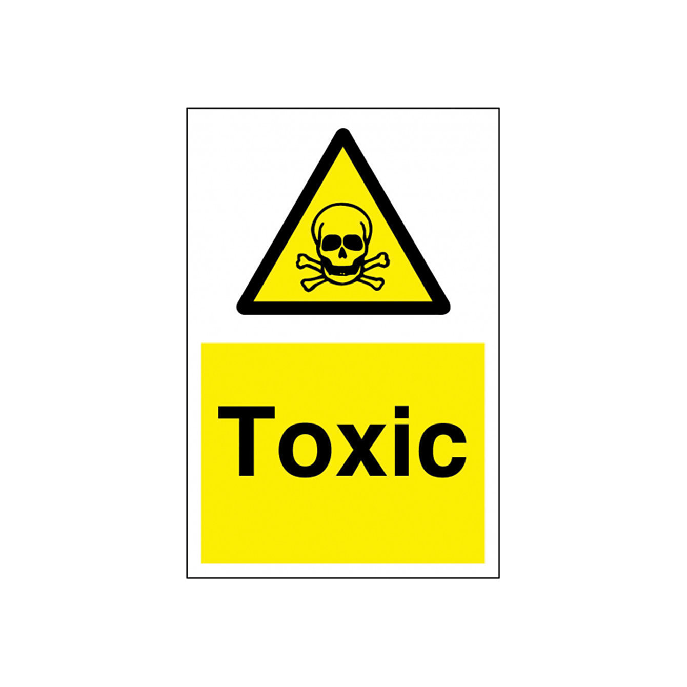 Toxic Safety Sign | Facilities Management | BiGDUG