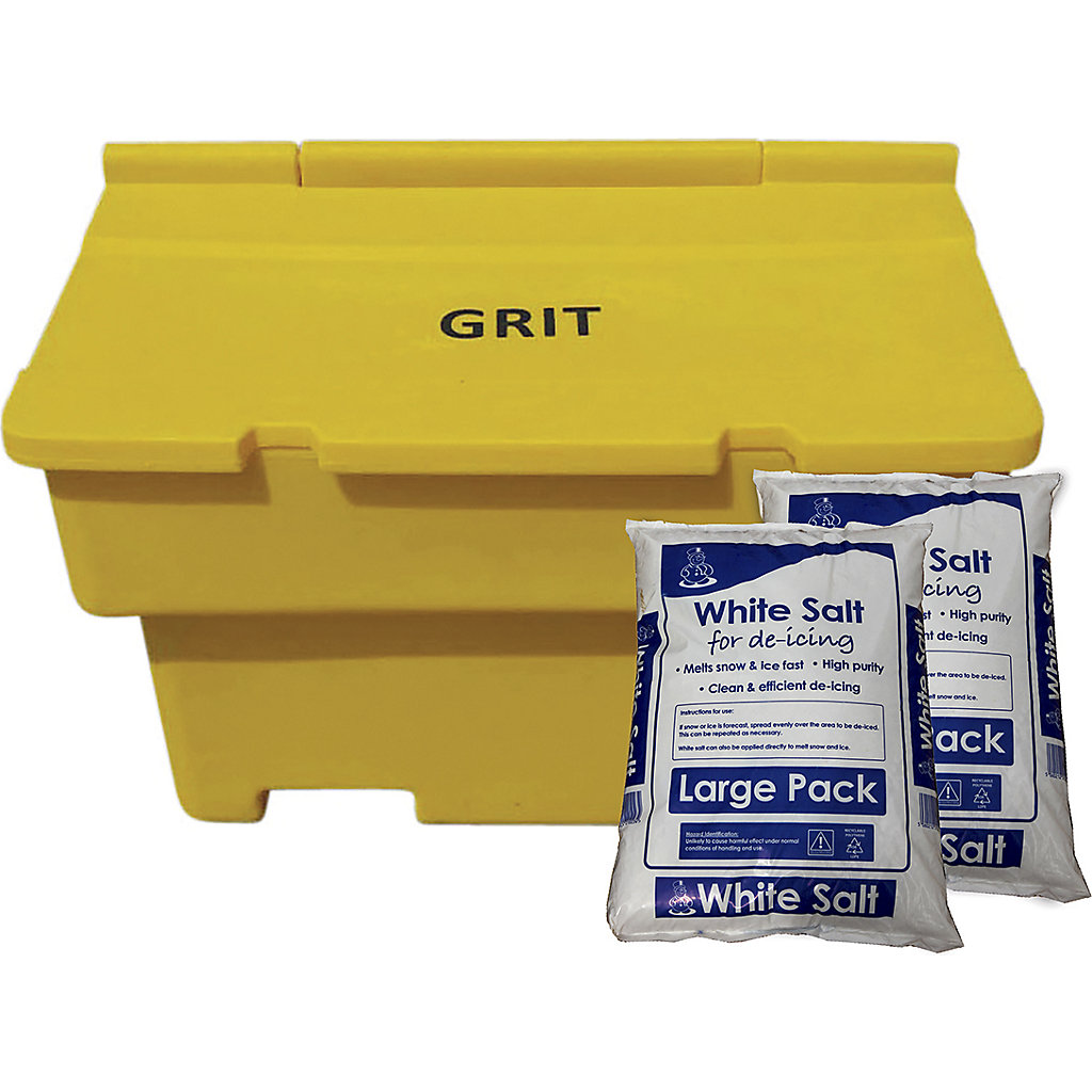 BiGDUG Essentials Heavy Duty Stackable Grit Bin | Salt Bin | 200L ...