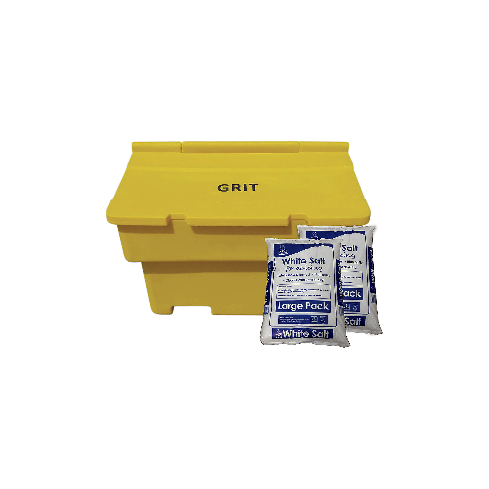 BiGDUG Essentials Heavy Duty Stackable Grit Bin | Salt Bin | 200L ...