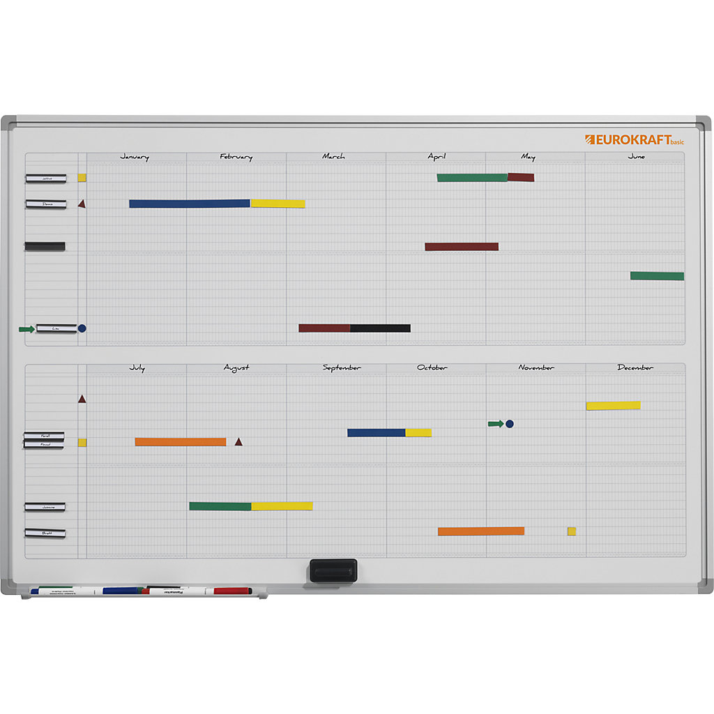 Jaarplanner, neutraal – eurokraft basic: met 365-dagen-indeling ...