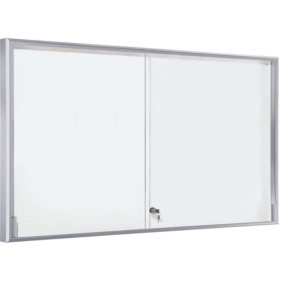 EUROKRAFTpro – Display case, aluminium frame, sliding doors: 21 x A4 ...