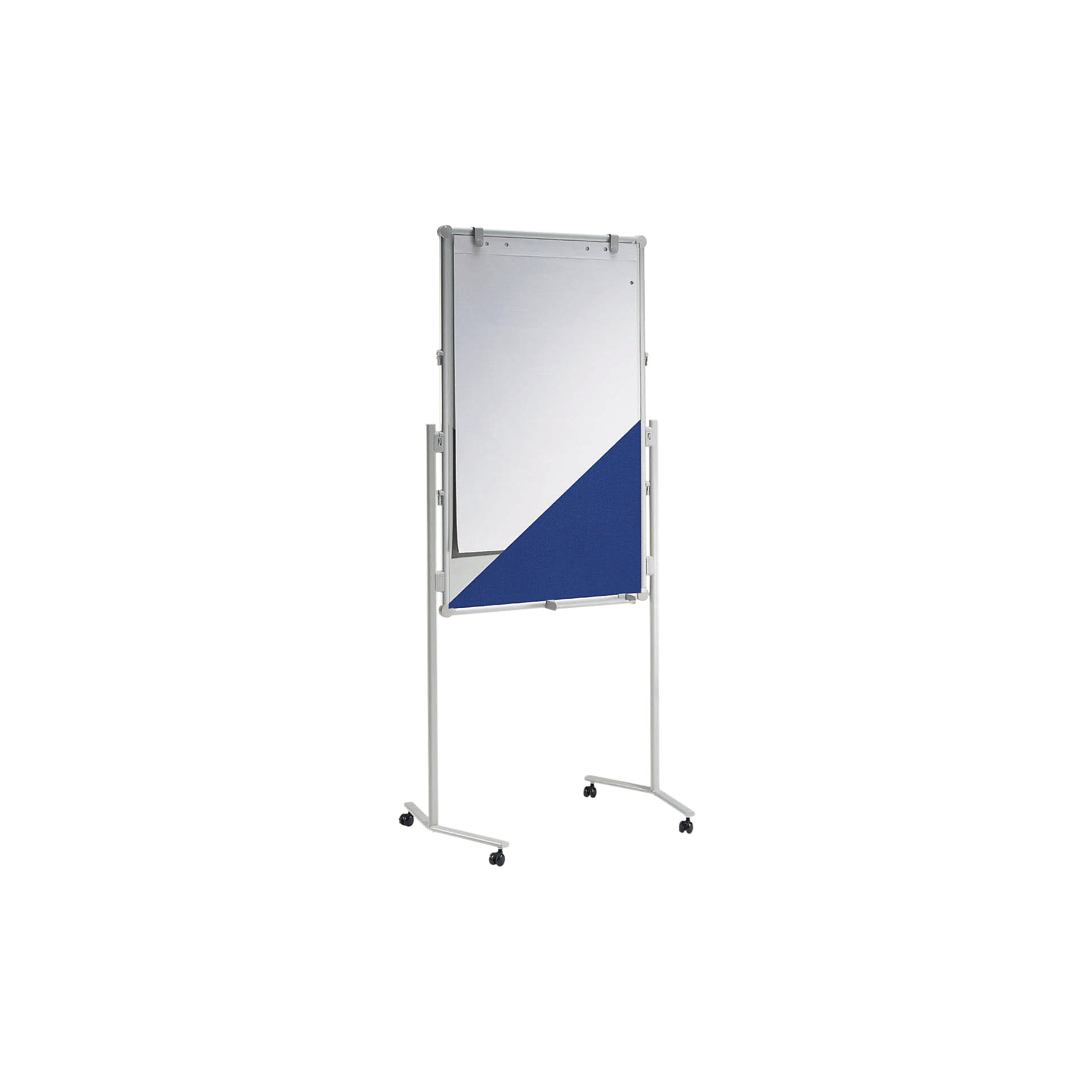 MAULpro multi-presentation board – MAUL: blue fabric / whiteboard ...