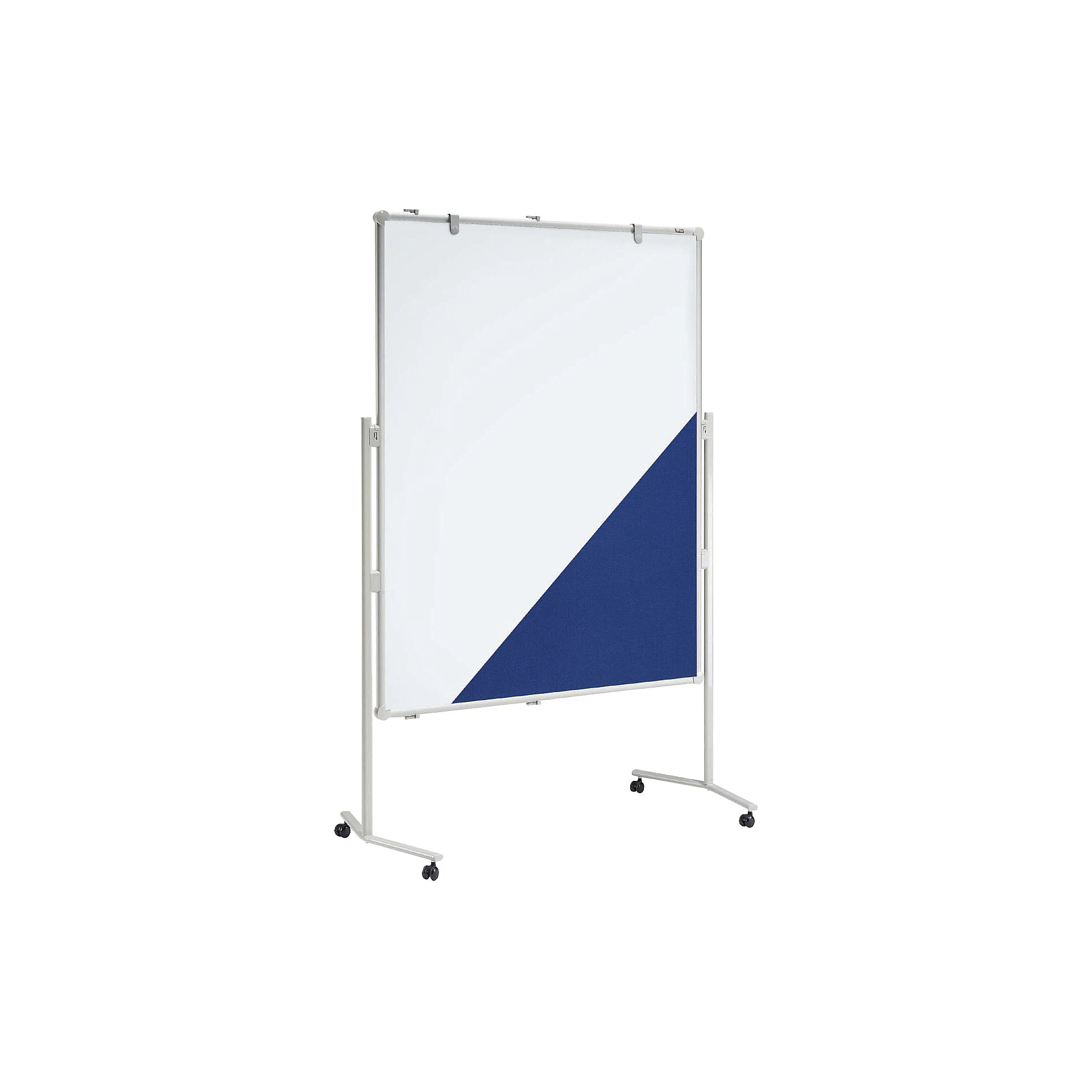 MAULpro presentation board – MAUL: blue fabric / whiteboard | kaiserkraft