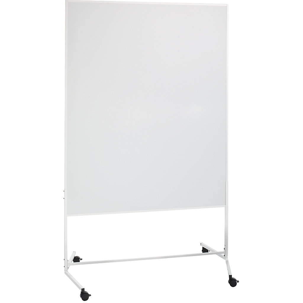 Mobile pinboard – eurokraft basic: whiteboard | kaiserkraft