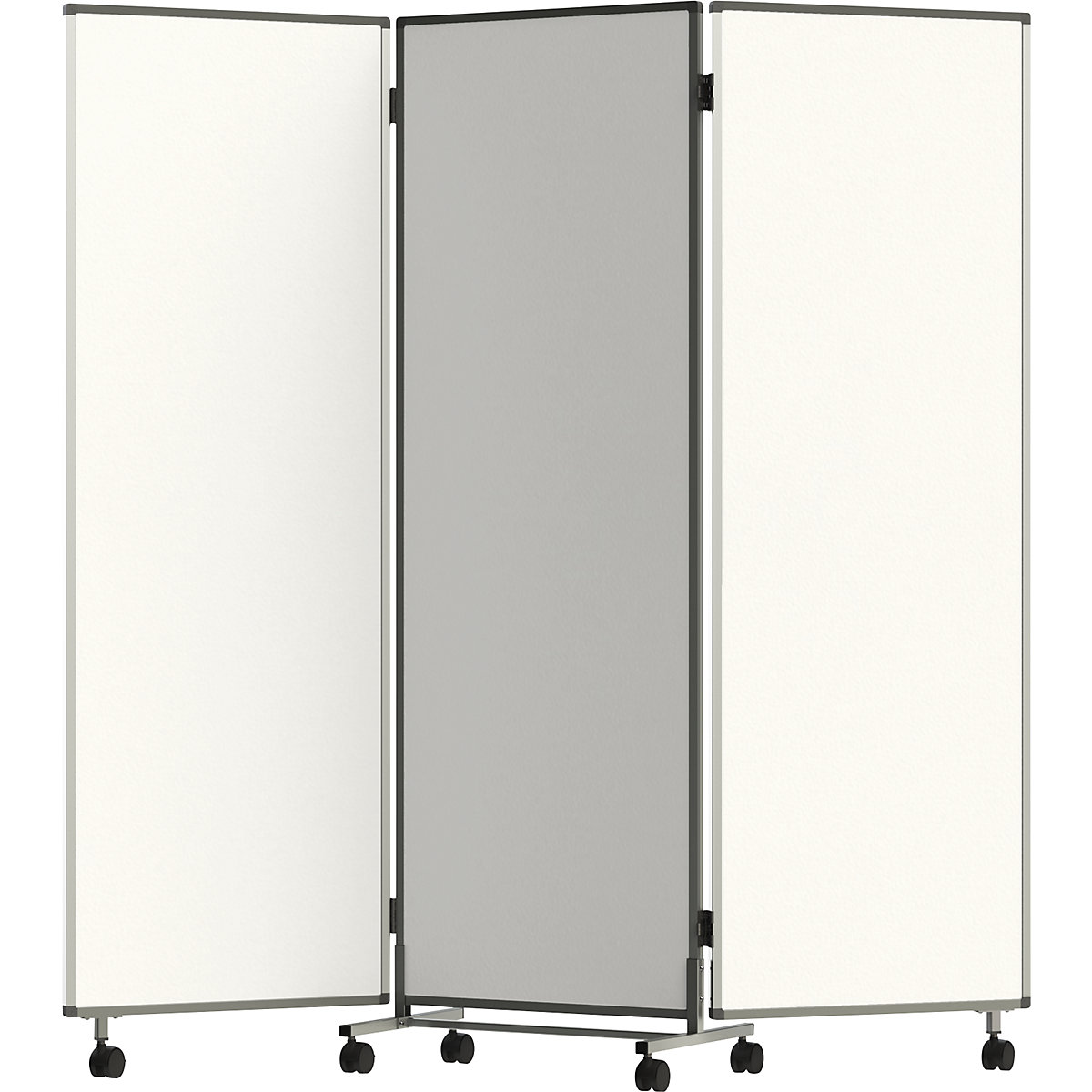 Presentation board/partition, mobile, folding, for writing on ...