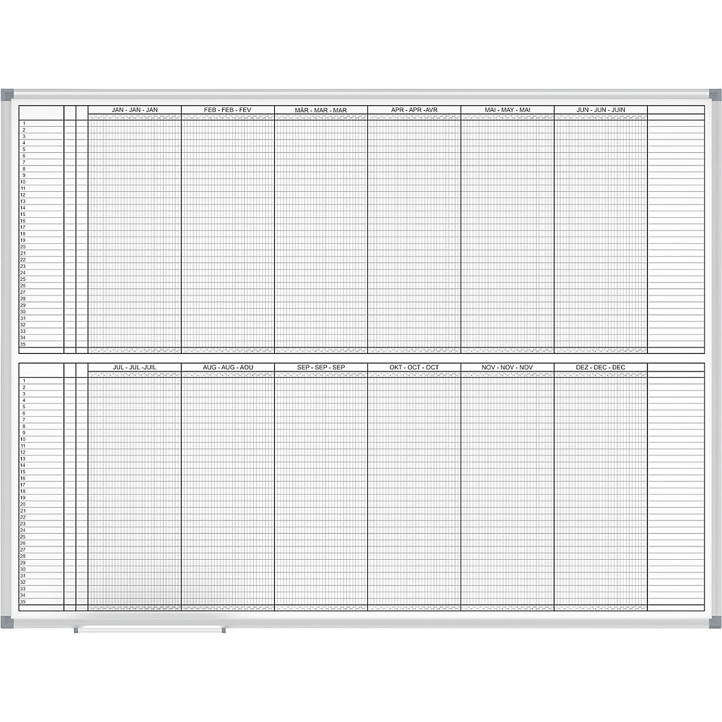 Planning boards, plan boards, yearly planners | kaiserkraft