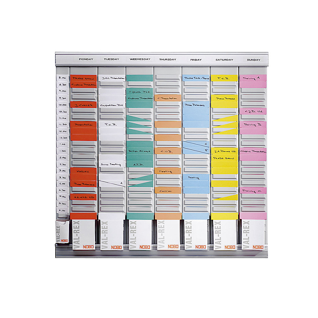 T card planner, weekly planner: 7 modules with 24 slots each | kaiserkraft