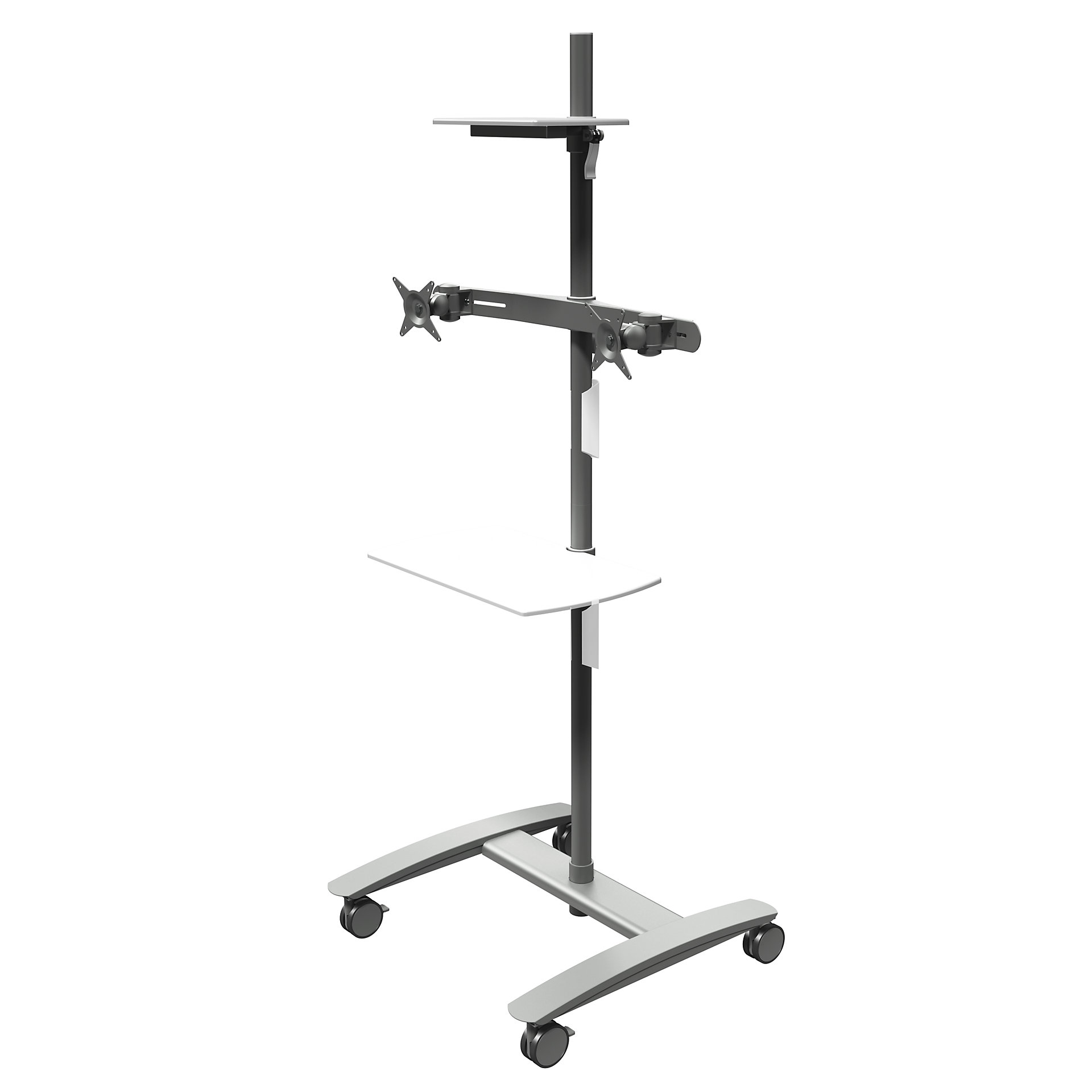 VIEWMATE COMBO conference trolley – Dataflex: for two monitors ...