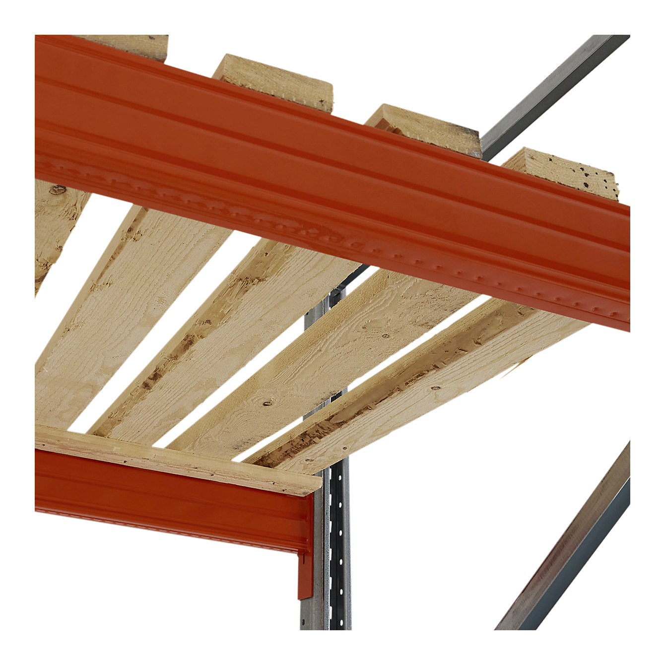 BiGDUG Pallet Racking Open Timber Deck With 30mm Boards, 1345w x 1100d ...