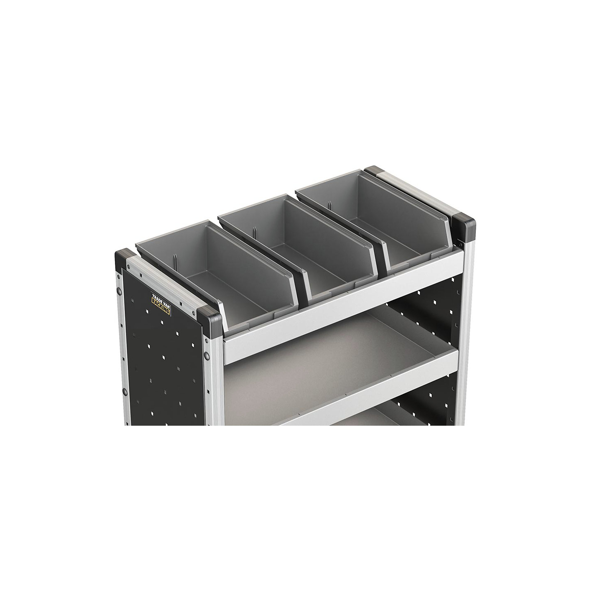 Van Guard Van Racking Plastic Bins & Rubber Matting | Racking | BiGDUG