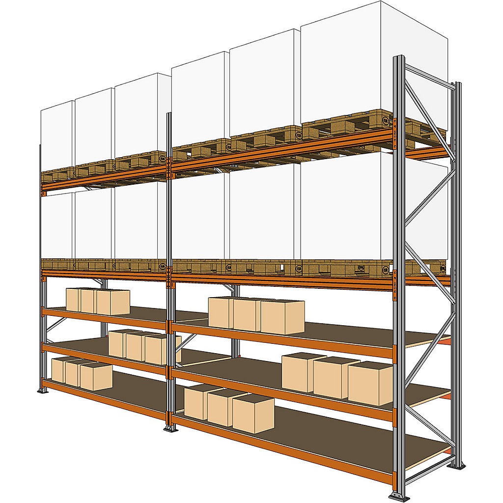 BiGDUG Pallet Racking Kits with Picking Levels | BiGDUG