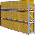 BiGDUG Pallet Racking 2 Bay Kit 4000h x 2700w x 1100d mm (Holds 18 ...