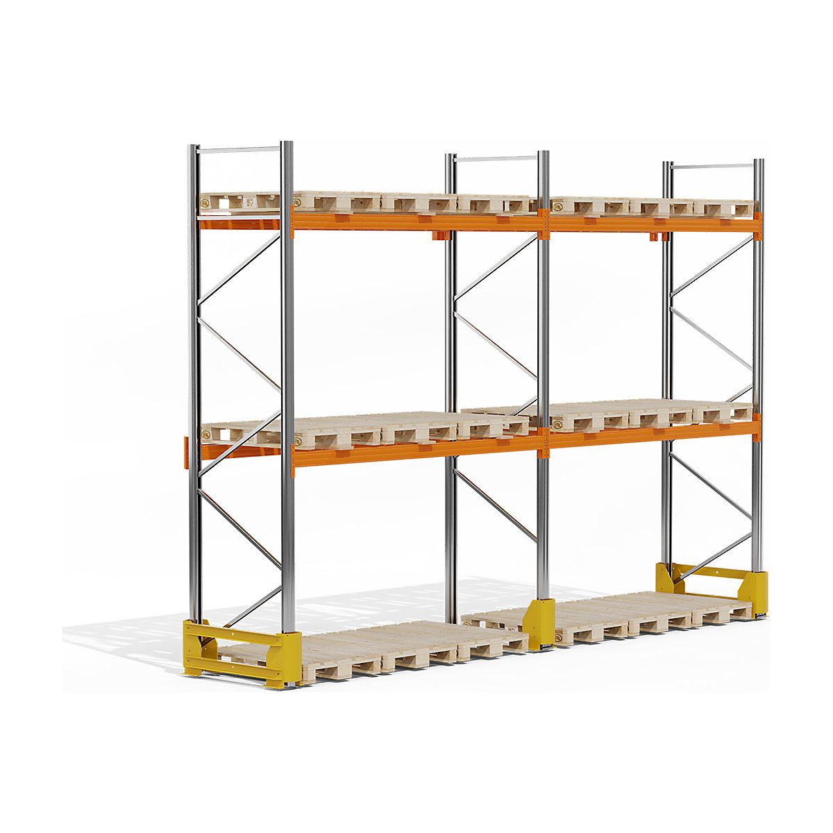 BiGDUG Heavy Duty Pallet Racking Frame | 5000h x 900d mm | Galvanised ...