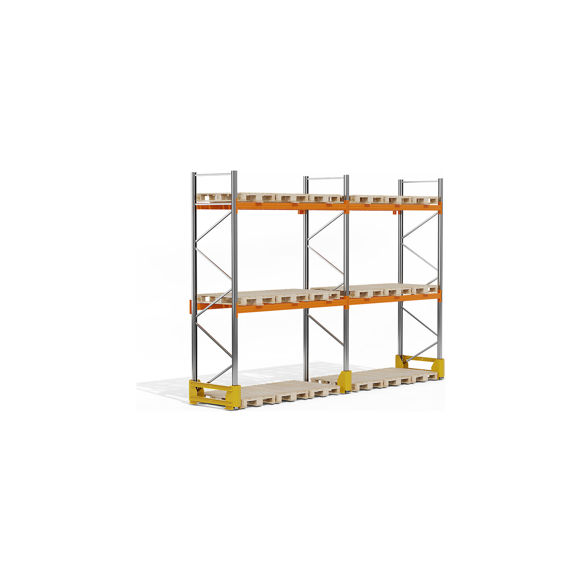 BiGDUG Standard Duty Pallet Racking Frame | 2500h x 1100d mm ...