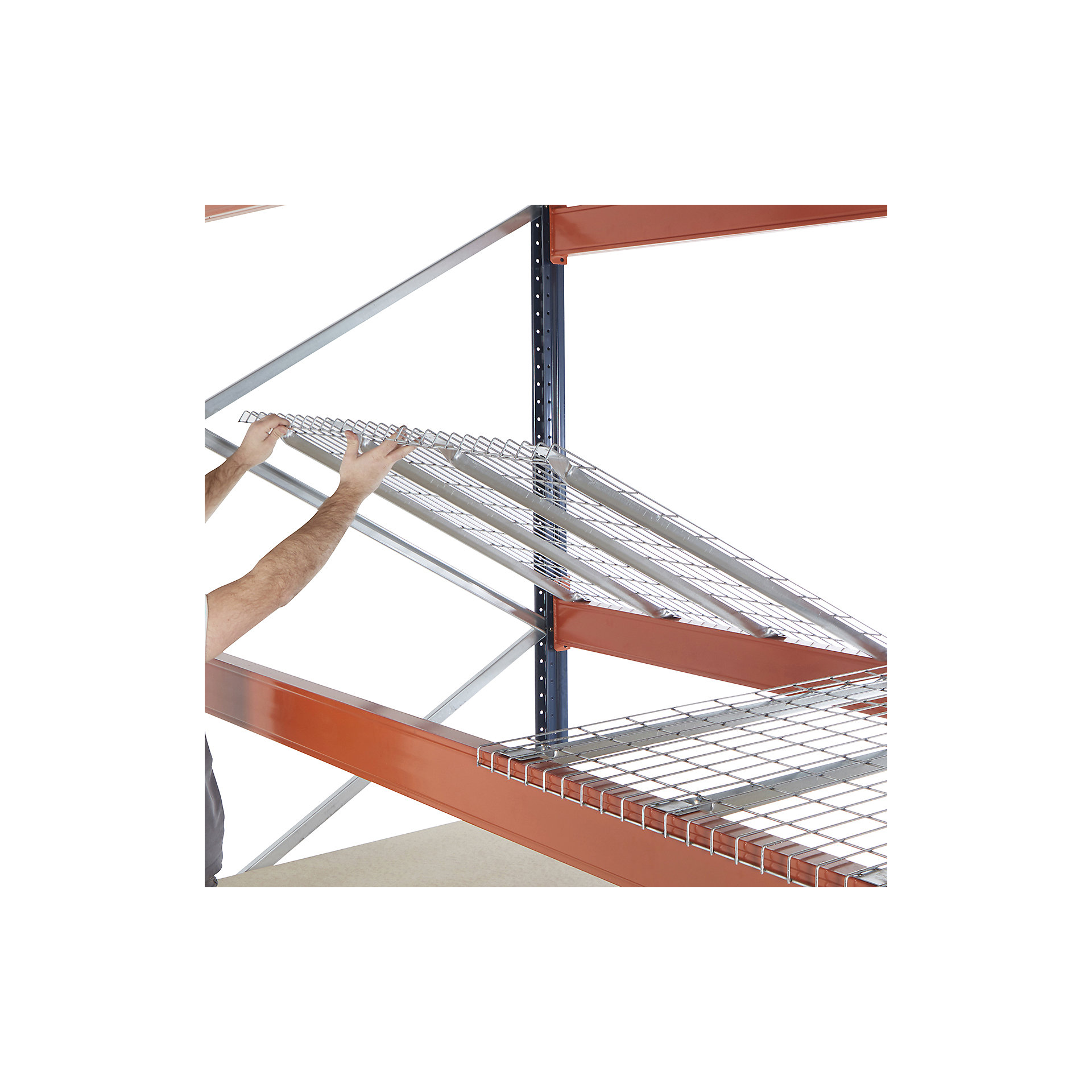 Pallet Racking Galvanised Wire Mesh Decks | BiGDUG