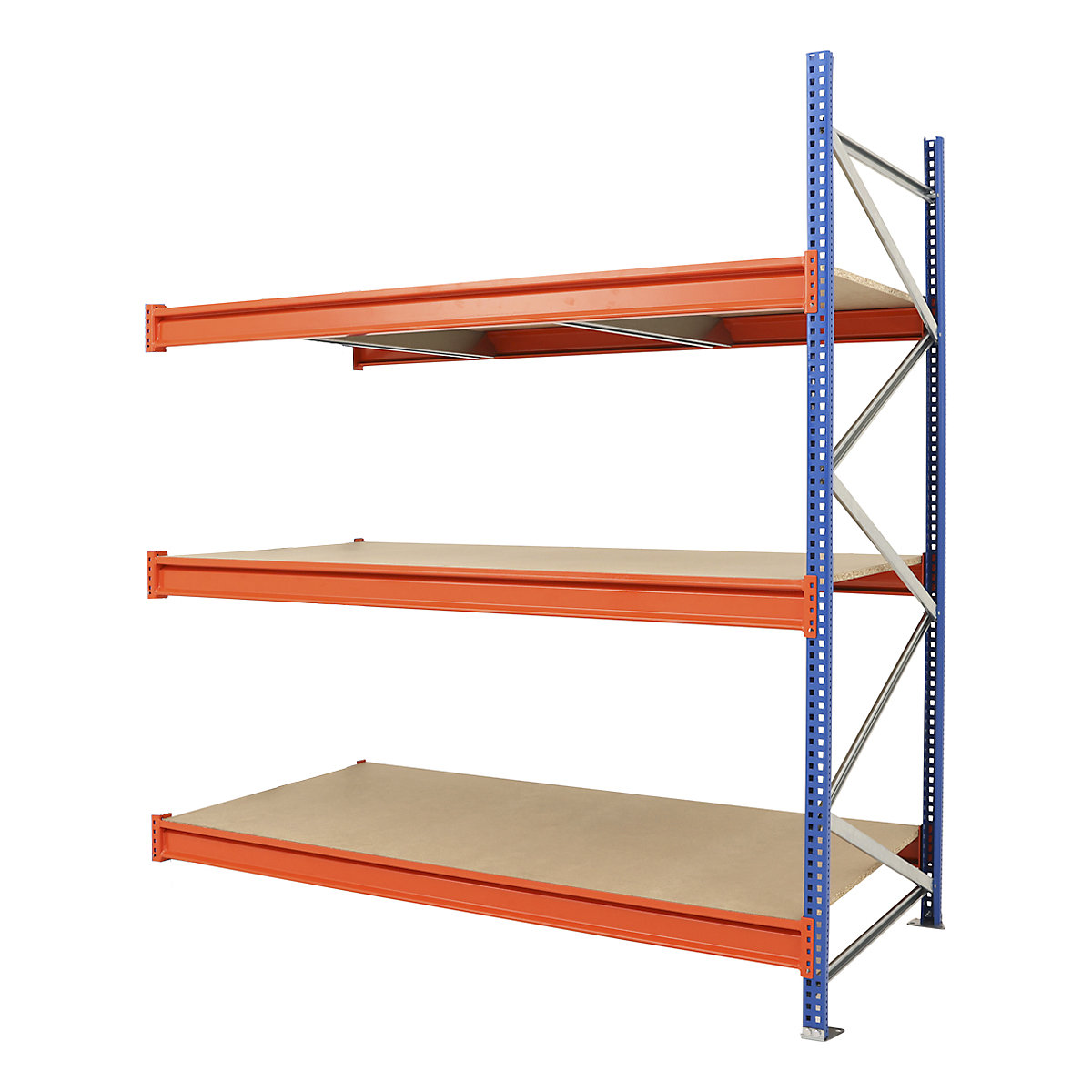 BiGDUG Longspan Shelving Extension Unit, 3x 18mm Chipboard Shelves ...