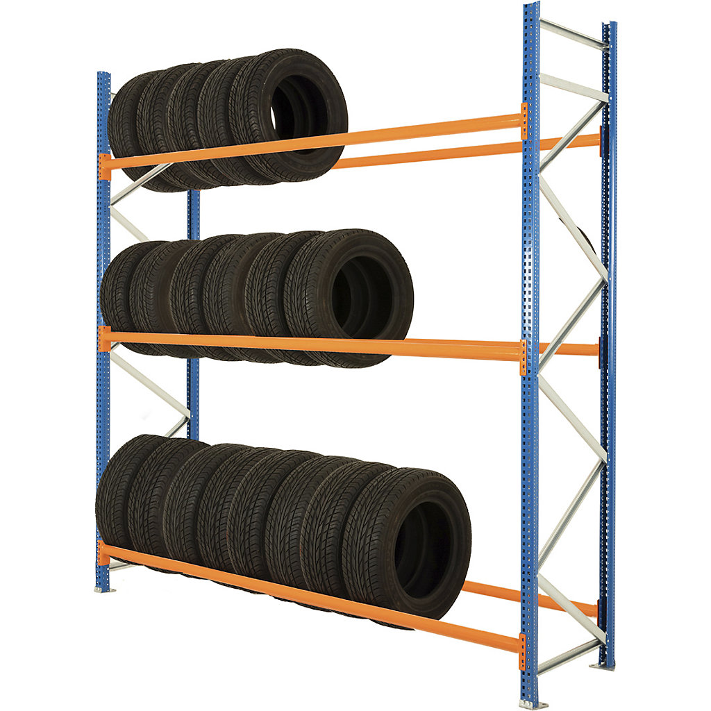 BiGDUG Longspan Tyre Racking Extension Bay | 2 Levels