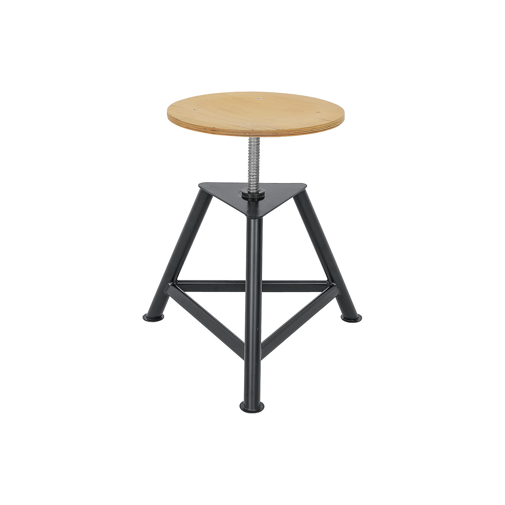 Radionički stolac, sjedalo od slojevitog drva bukve: zakretni stolac s ...