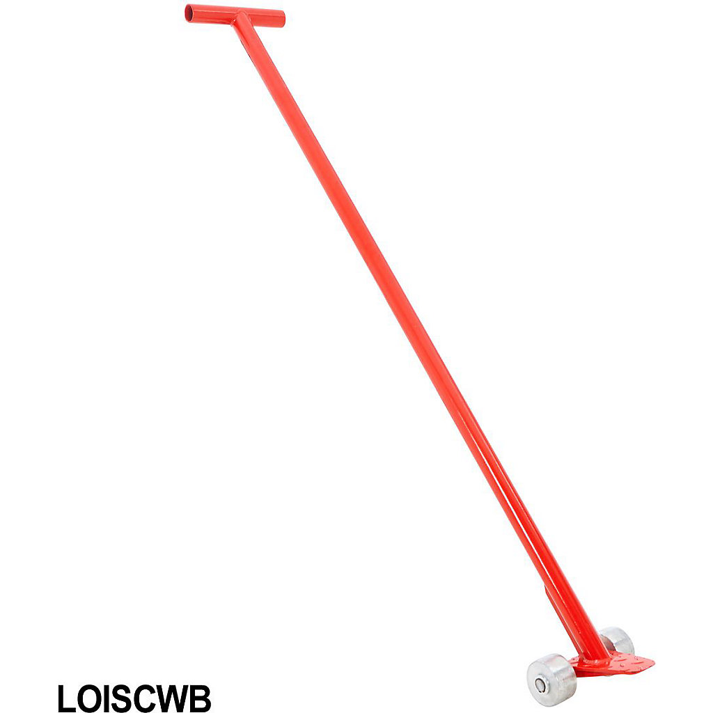 Roller Lifting Crowbar 2m High 1500kg Capacity With 100mm Steel Rollers ...