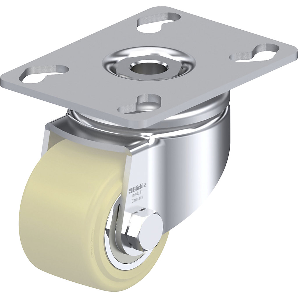 Roulette pivotante LKPA-GSPO 50K – Blickle: Ø roue 50 mm, force 150 kg ...